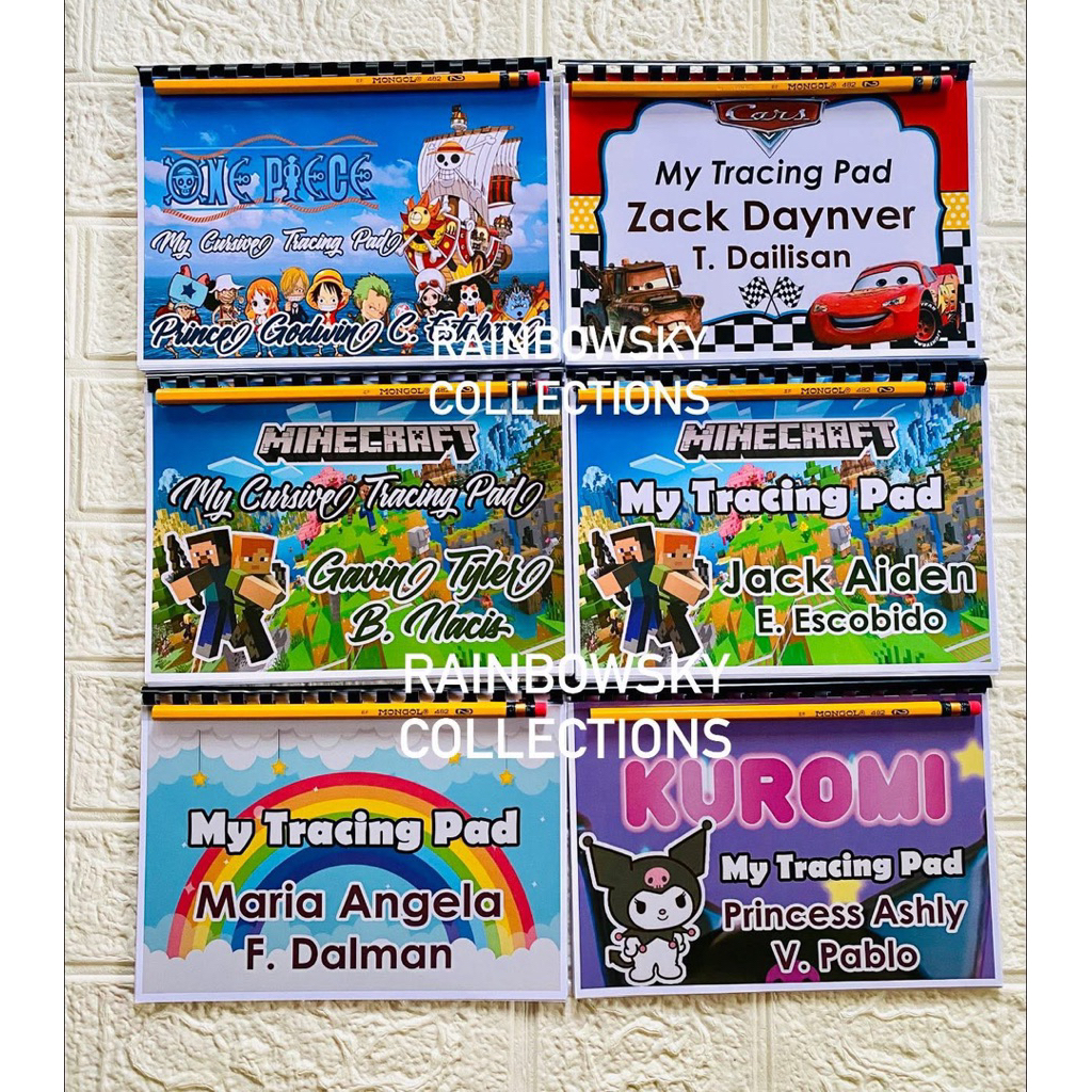 TRACING PAD WITH BACK TO BACK COVER (120 pages | Shopee Philippines