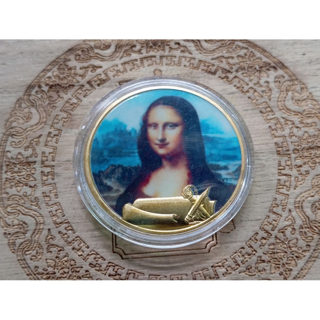 commemorative coin featuring Leonardo da Vinci | Shopee Philippines