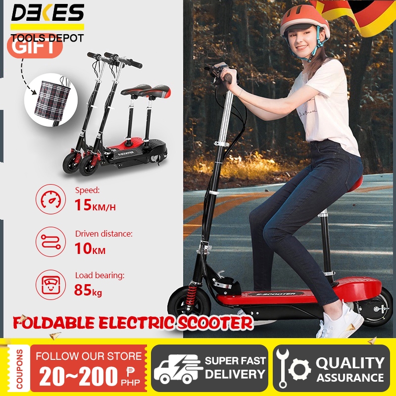 Outdoor Electric scooter for adults kids Teens Adjustable Seat Scooter ...