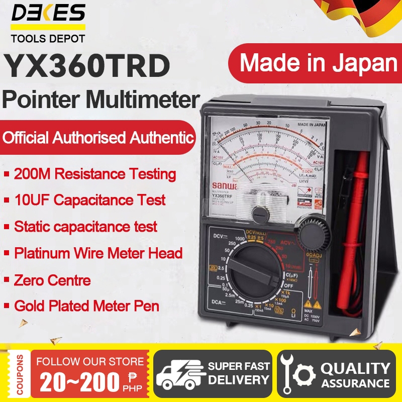 YX-360TRD Analog Multimeter Set - Durable Case, Long-Lasting Battery ...