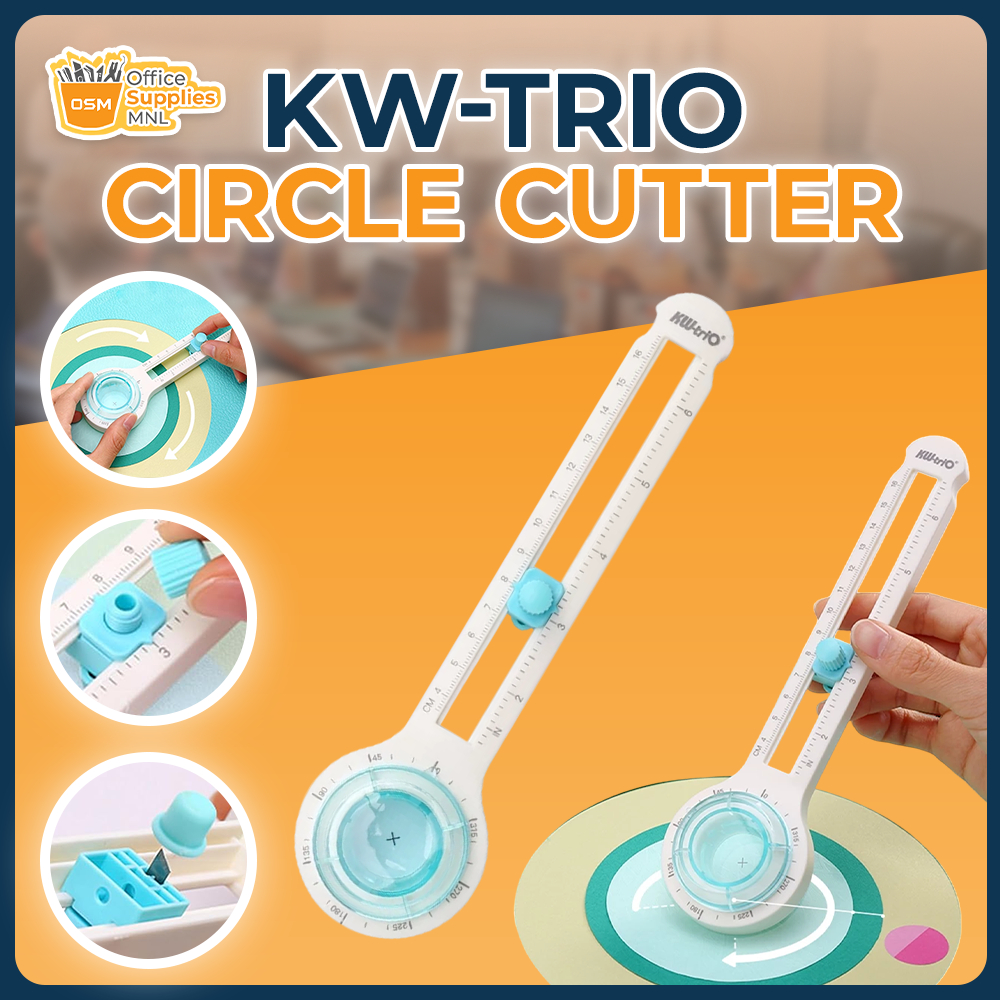 KW-TRIO Large Round Cutting Knife Patchwork Compass Circle Cutter For ...