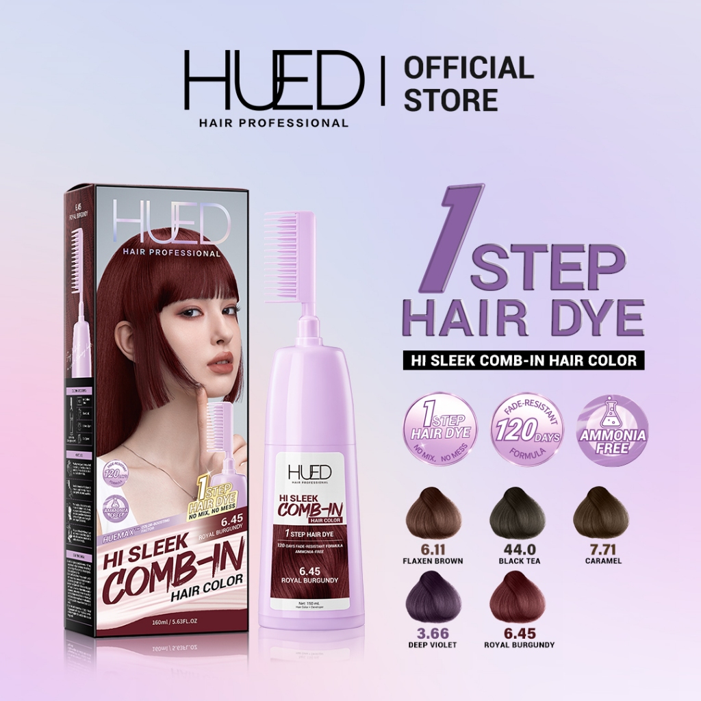 HUED Hi Sleek Comb-in Hair Color | Shopee Philippines