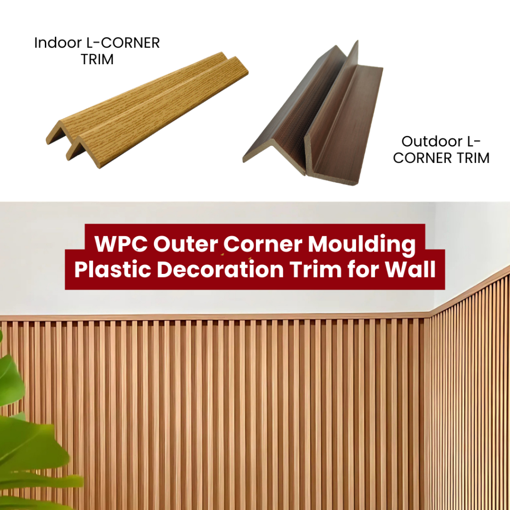 WPC Lcorner / Angle Trim / Edging / Endcap for Indoor and Outdoor ...