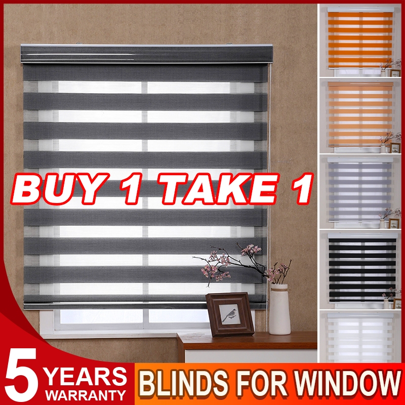 Eone Home BUY 1 TAKE 1 Modern Korean Venetians Duo Roller Window ...
