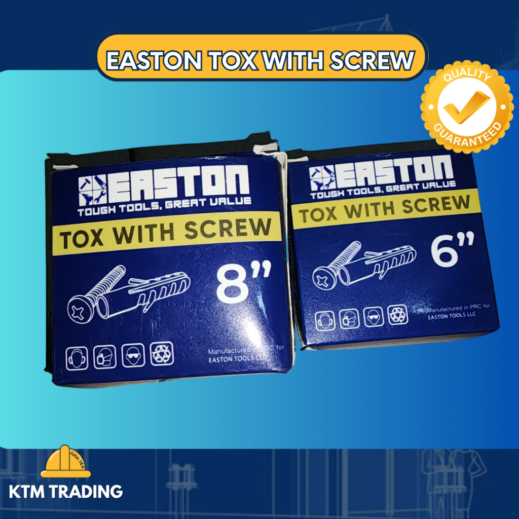 EASTON TOX WITH SCREW 6 AND 8 SIZES AVAILABLE | Shopee Philippines