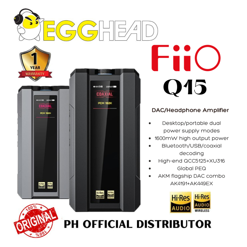 FiiO Q15 | Portable DAC/Headphone Amplifier | Shopee Philippines