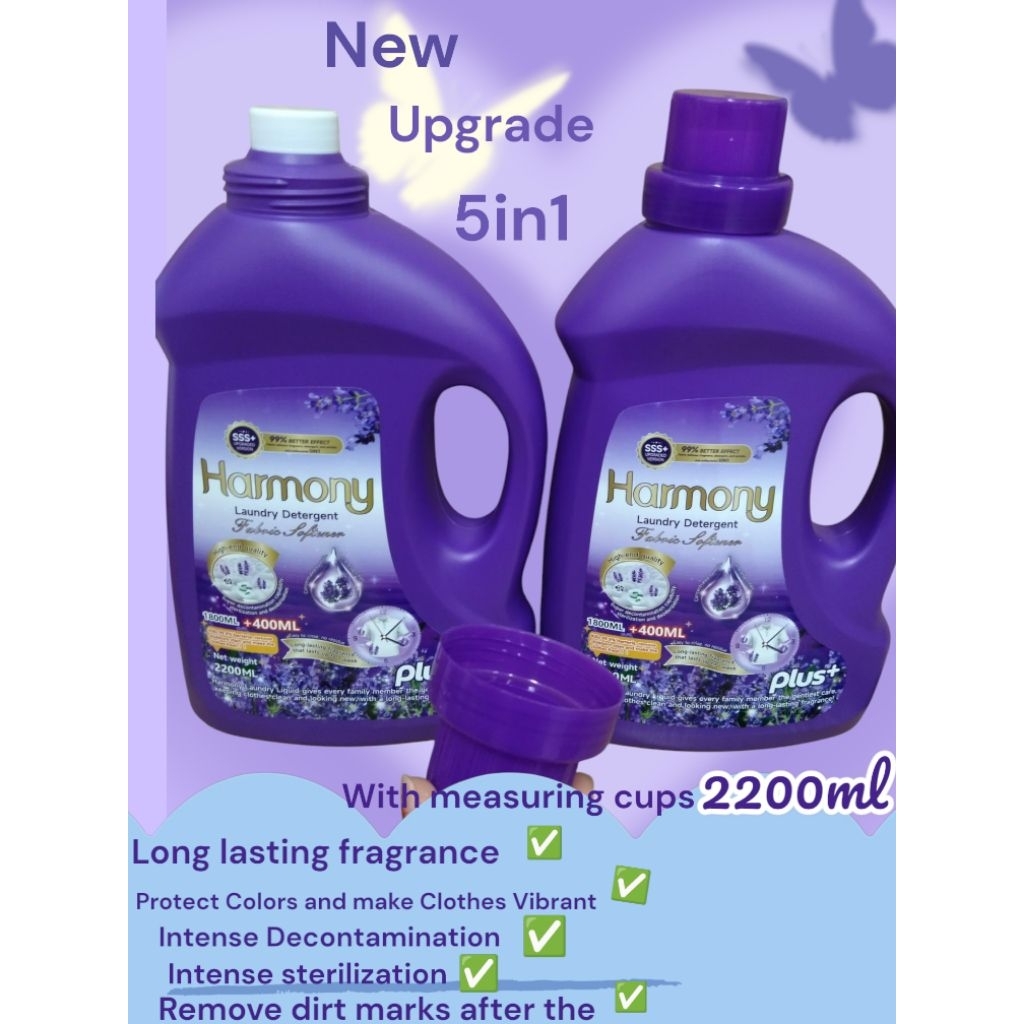 [2200ml] 1Gallon BUY1TAKE1 Laundry liquid detergent with fabcon ...