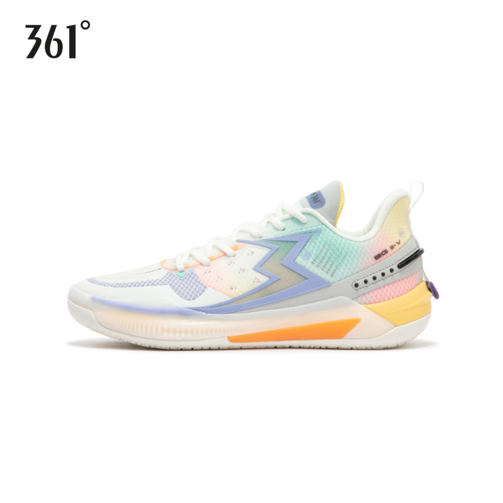 361 Degrees Big 3 5.0 Men's Performance Basketball Shoes in 361 Egret ...