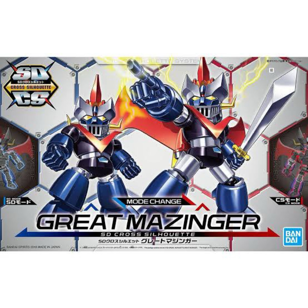 SD CS GREAT MAZINGER GUNPLA KIT ( Fully Built ) | Shopee Philippines