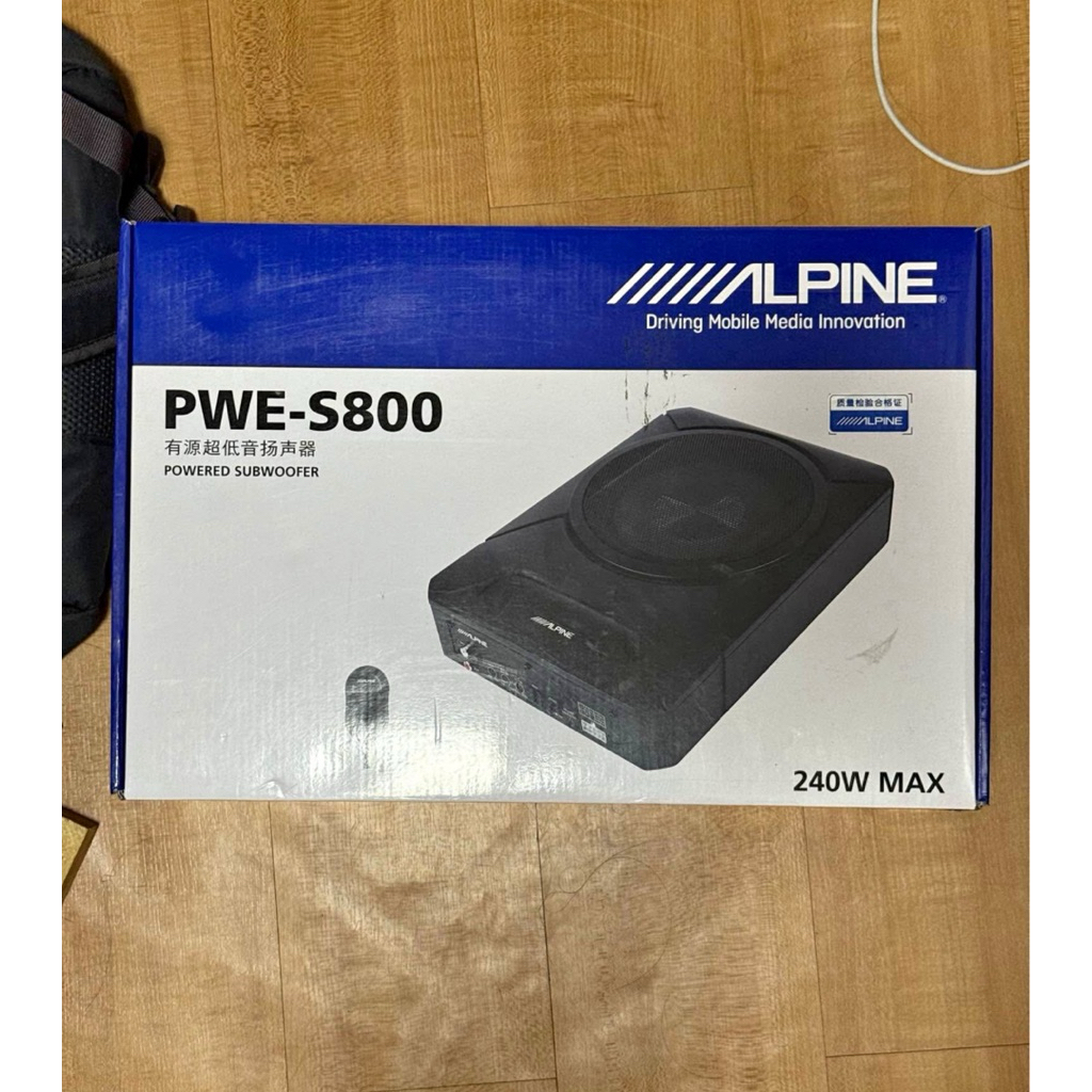 Alpine PWE-S800 Ultra Compact Underseat Subwoofer Genuine | Shopee ...