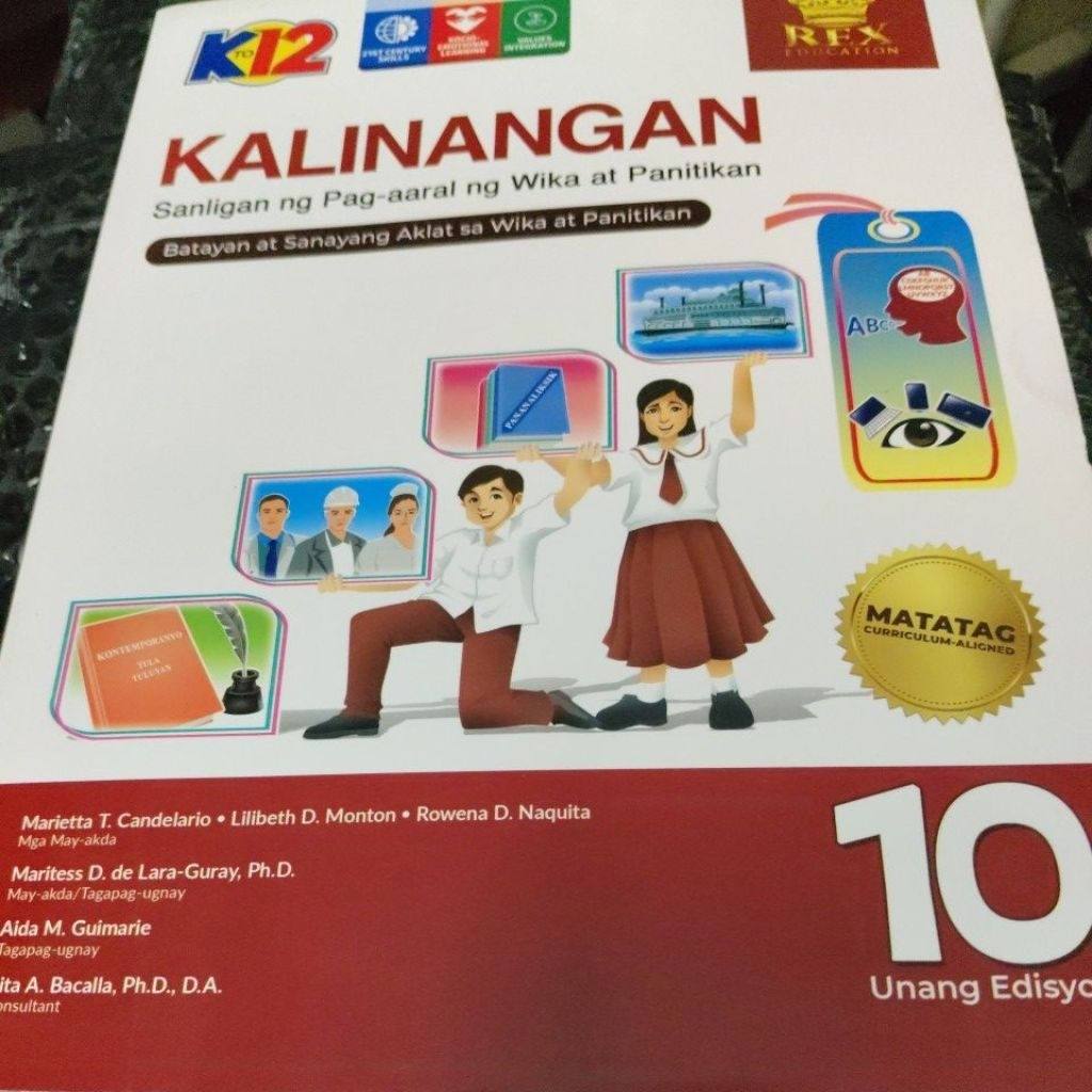 KALINANGAN GRADE 10 - 2025 MATATAG EDITION BATAYAN AT SANAYANG AKLAT SA ...