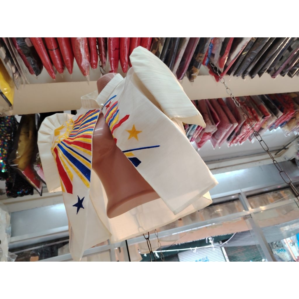 FILIPINIANA BOLERO sunrise embroidery design | Shopee Philippines