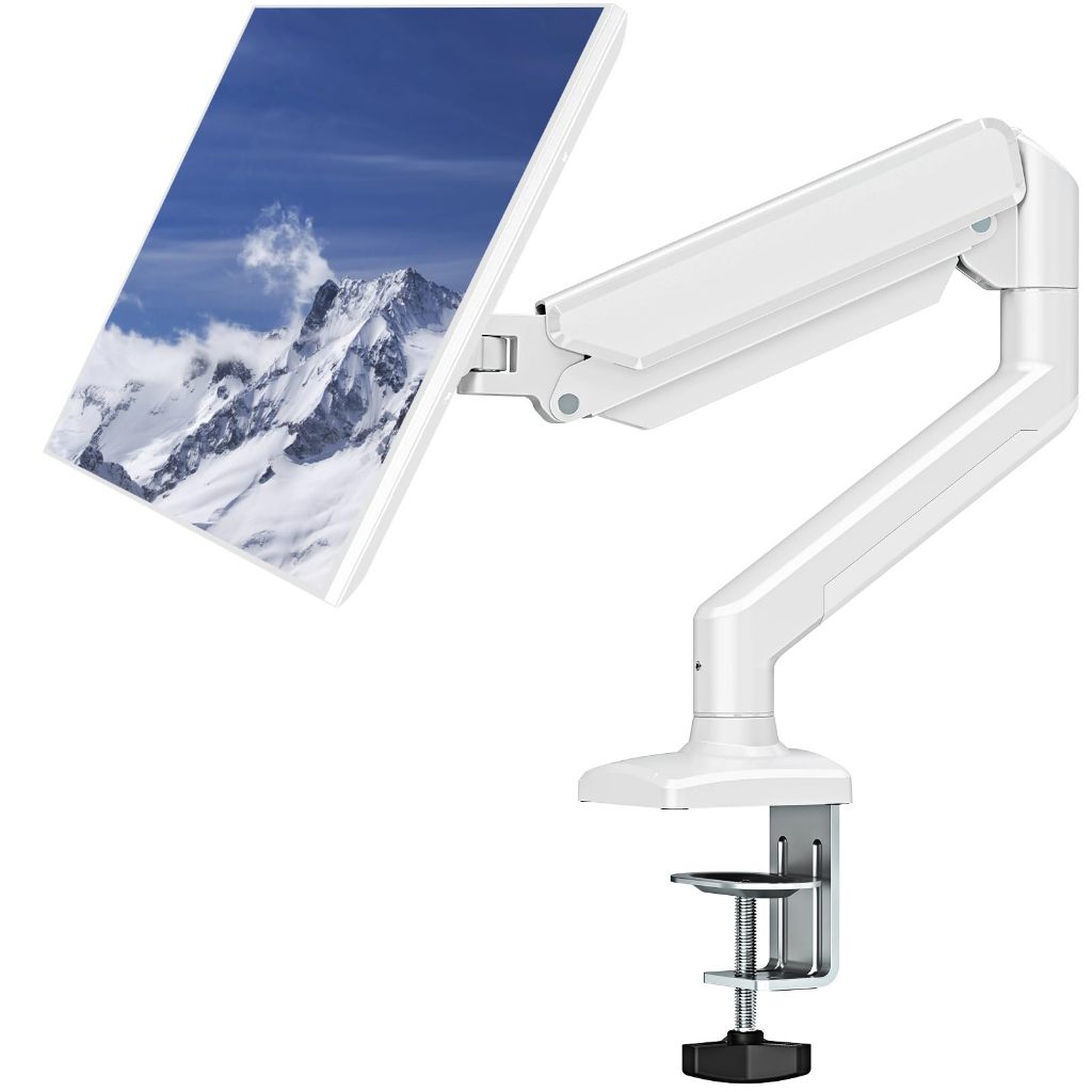 Single Monitor Stand Monitor Mount 32 Inches Articulating Gas Spring ...