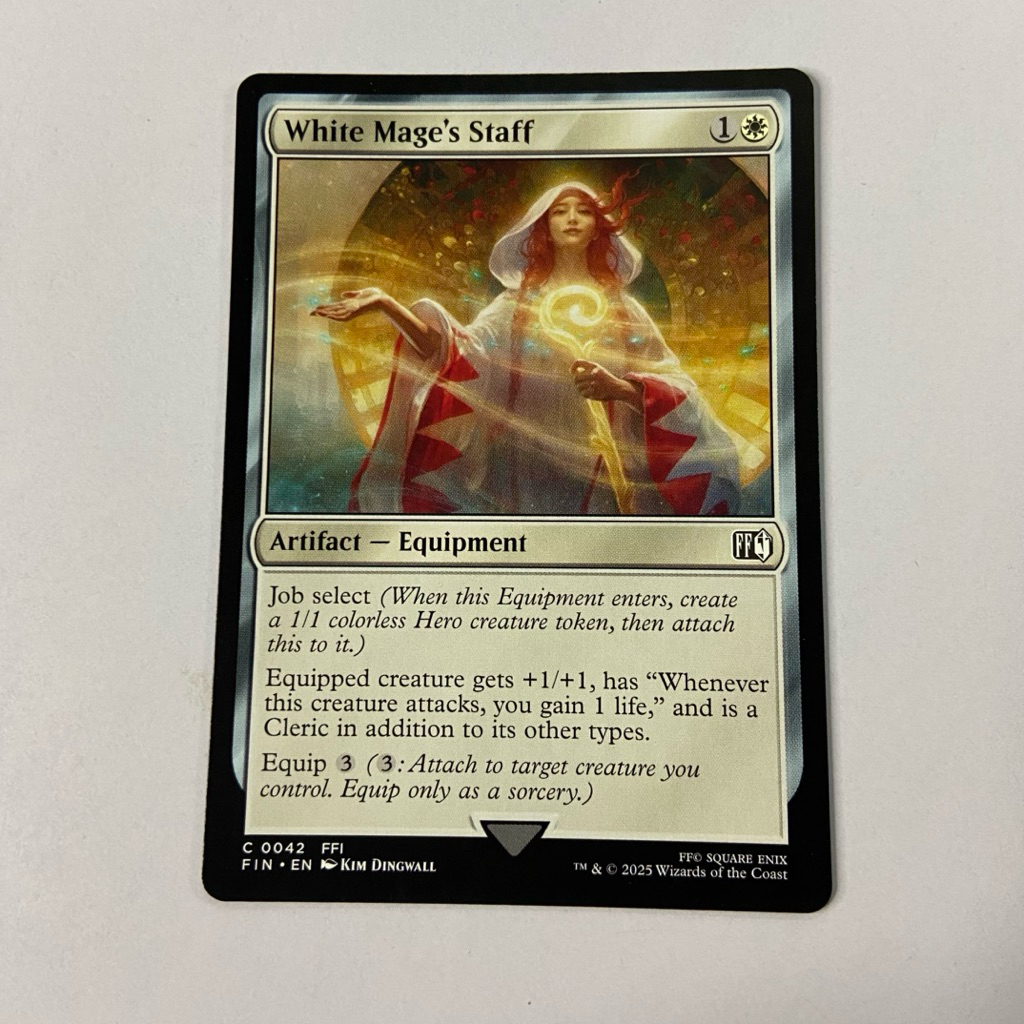 FIN WHITE MAGE’S STAFF GAELICAT PALADIN’S ARMS SUMMON: CHOCO/MOG AERITH ...