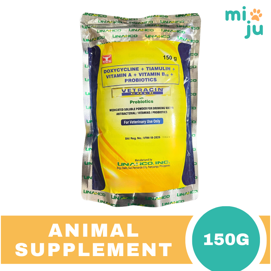 Univet Vetracin Gold 150g - For Animal Use | Shopee Philippines