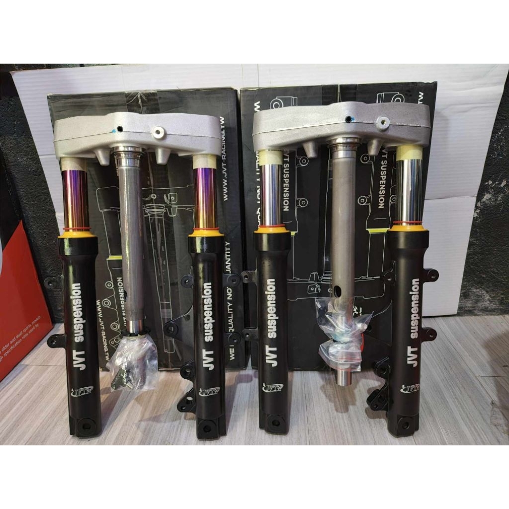 JVT FRONT SHOCK / SUSPENSION WITH T-POST 33MM FOR AEROX V1 & V2 ...