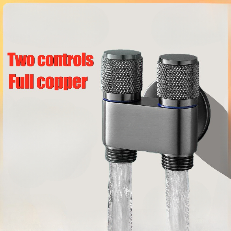 Stainless Steel Double Angle Valve 2 Way Angle Valve 1/2 x 1/2 Multi ...