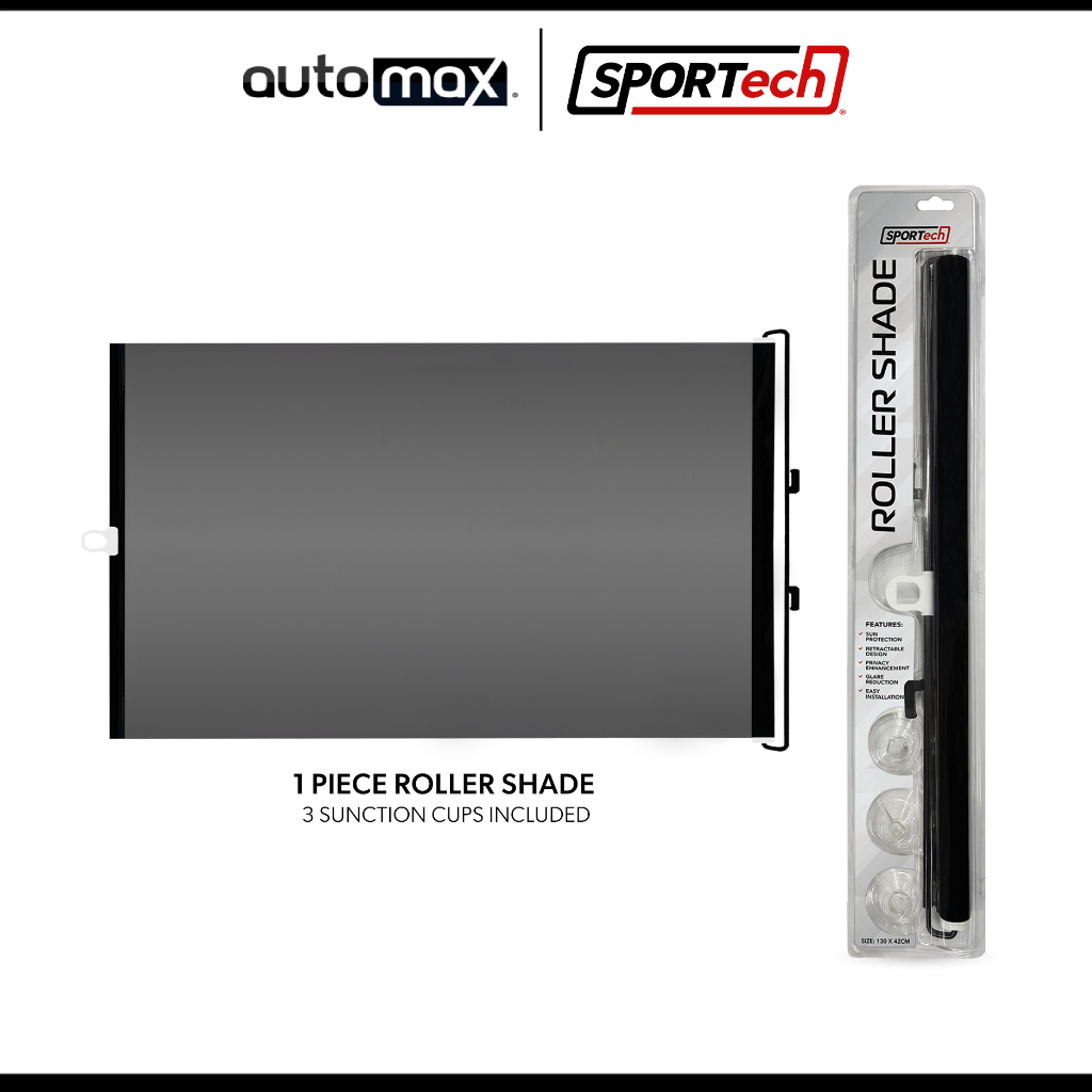 SPORTech Retractable Car Windshield / Window Roller Sun Shade Tint ...