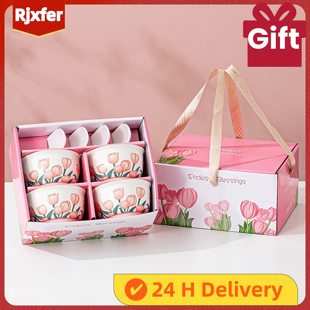 RJXFER Bowl Set/Ceramic Tableware Set/Hampers Set/Tableware Gift ...