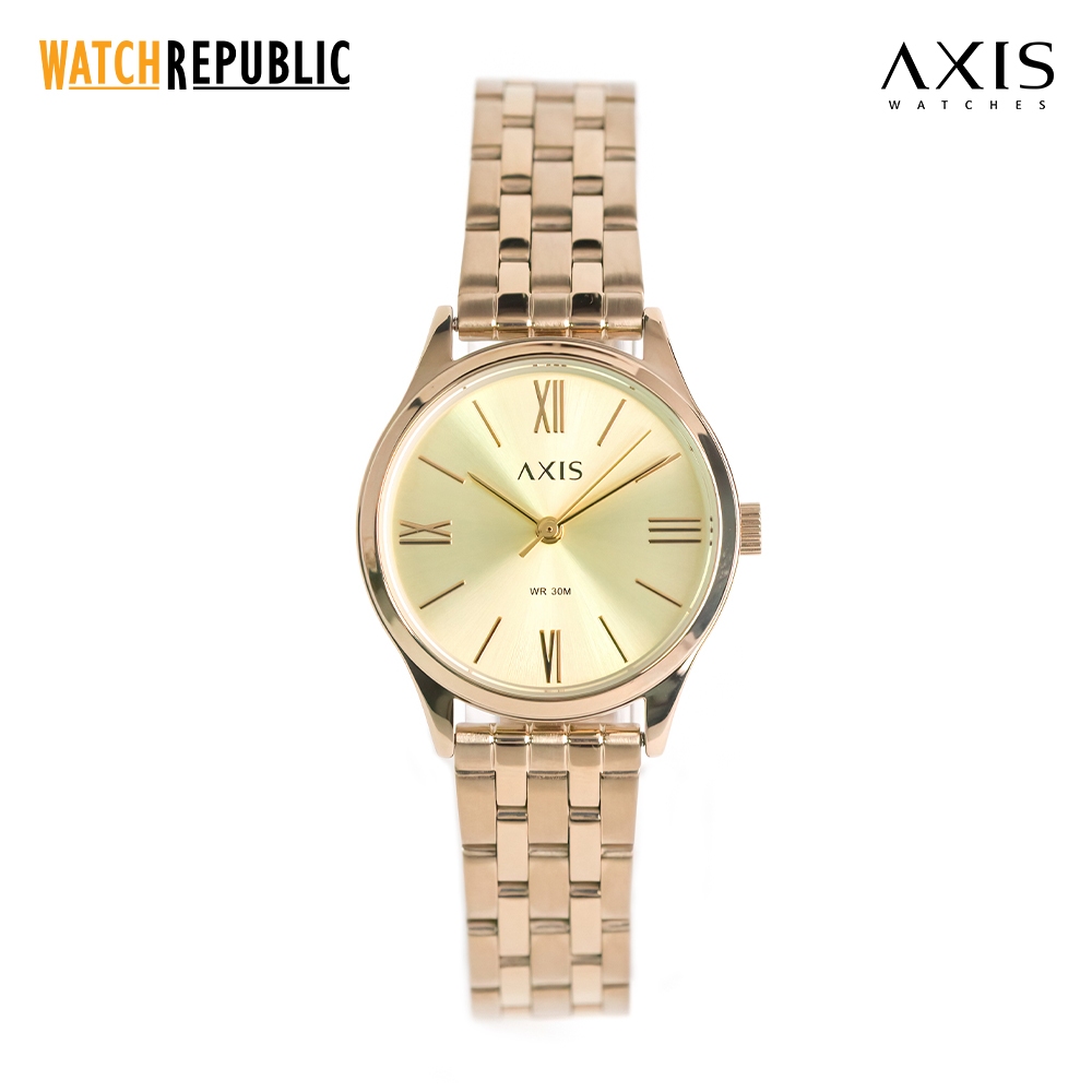 Axis Erica Gold Stainless Steel Watch For Women AE2312-1216 | Shopee ...