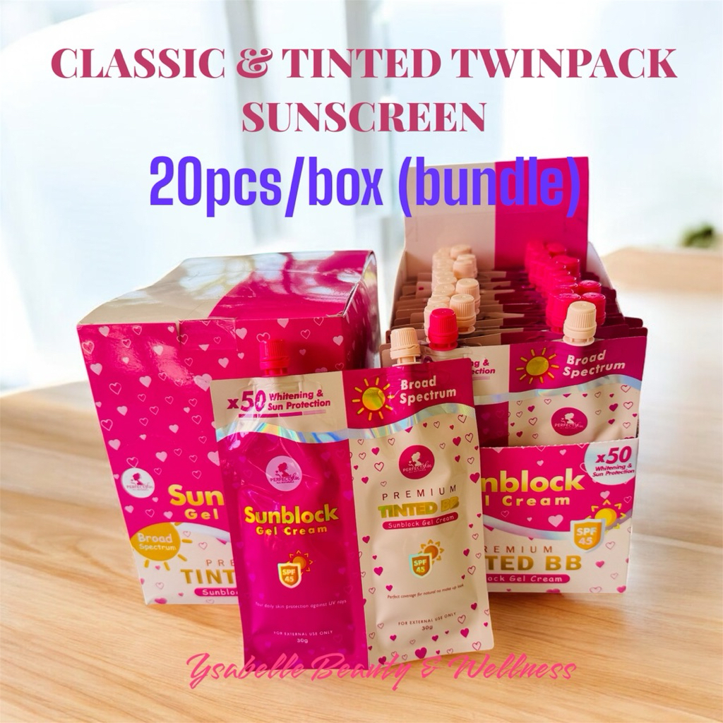PERFECT SKIN TWIN PACK SUNSCREEN (reseller package) | Shopee Philippines