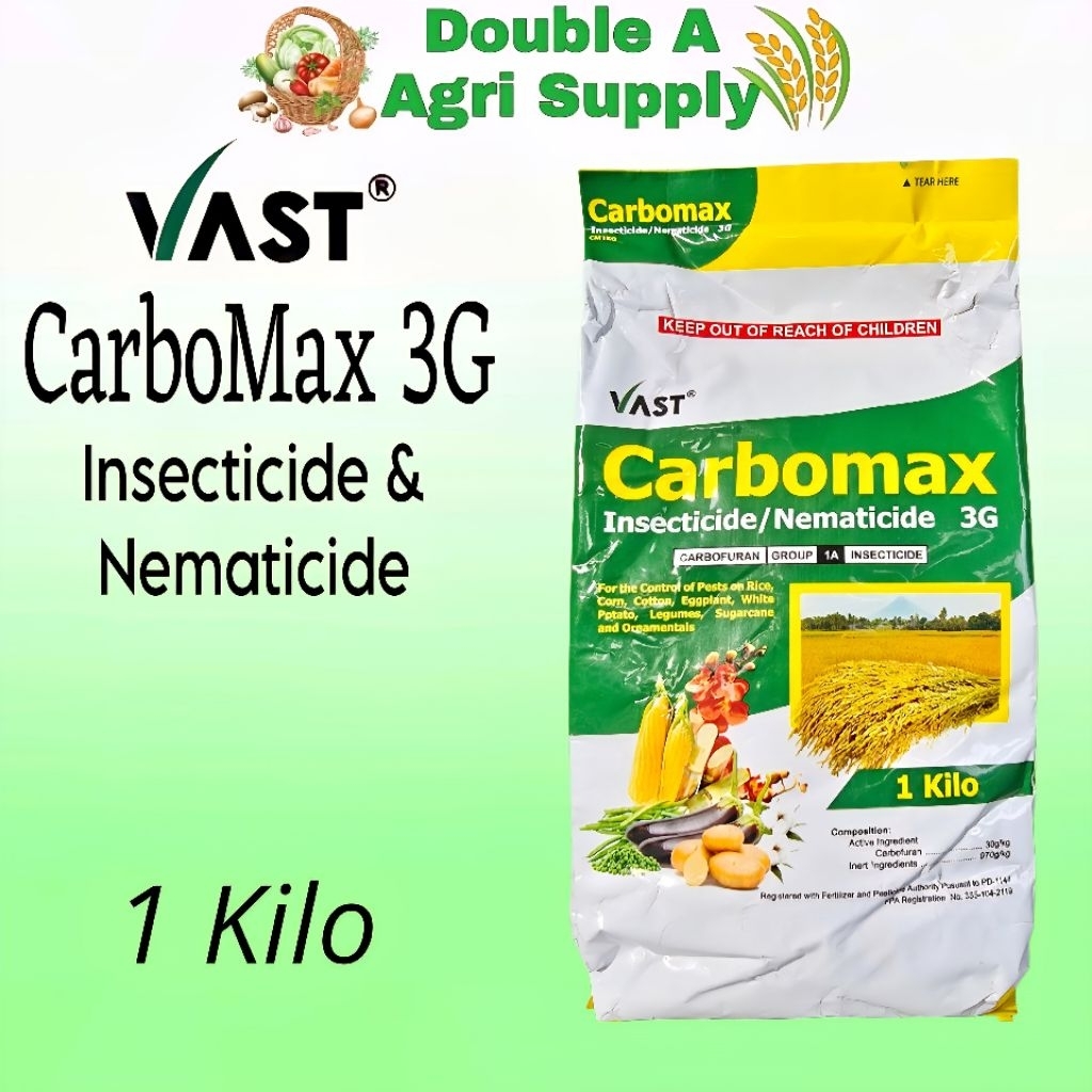 CarboMax 3G / Furadan / Puradan / Carbofuran Insecticide / Nematicide ...