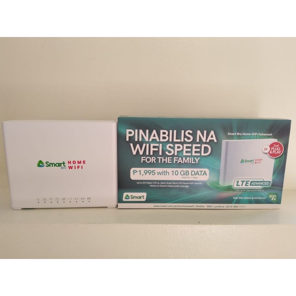 Smart Bro Prepaid Home WiFi LTE-Advance (Evoluzn-ID5L) Free Unli Data ...