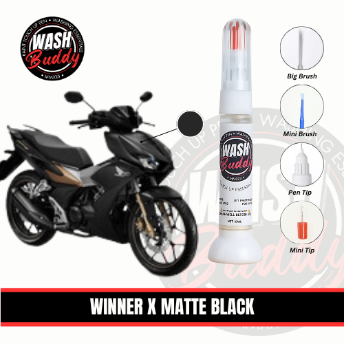 Touch Up Paint Winner X Matte Black Color Permanent Paint Touch Up Pen ...