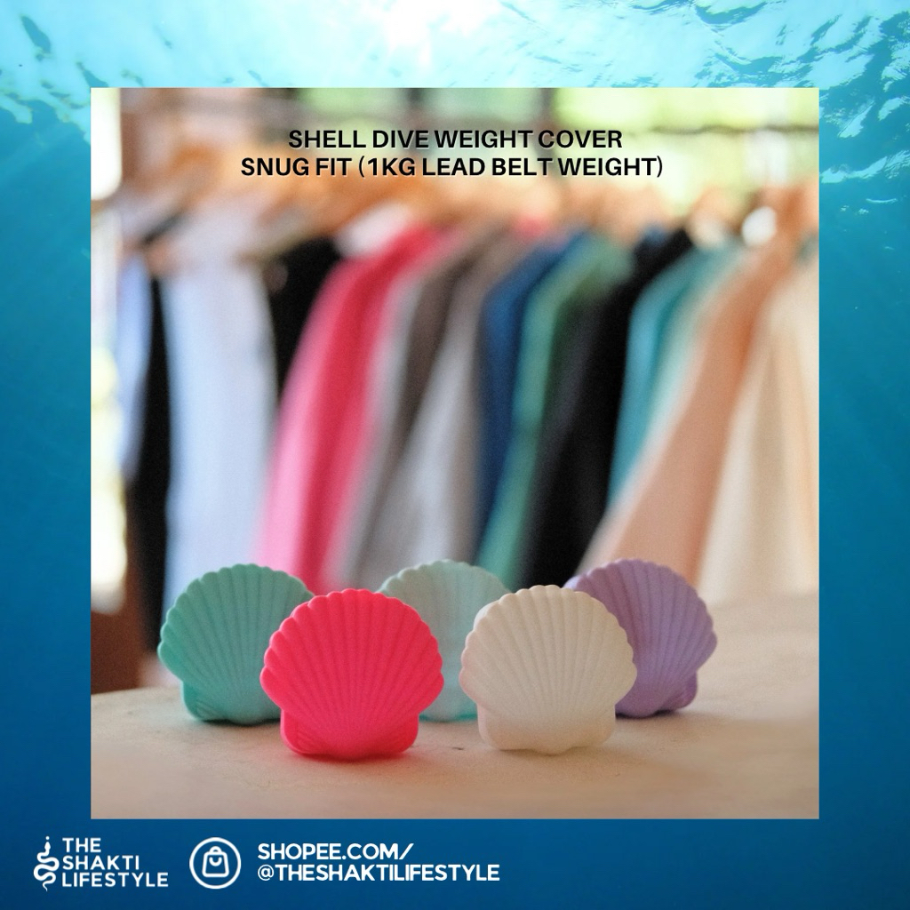 Silicone Shell Diving Weights Cover for Mermaids, Freedivers ...