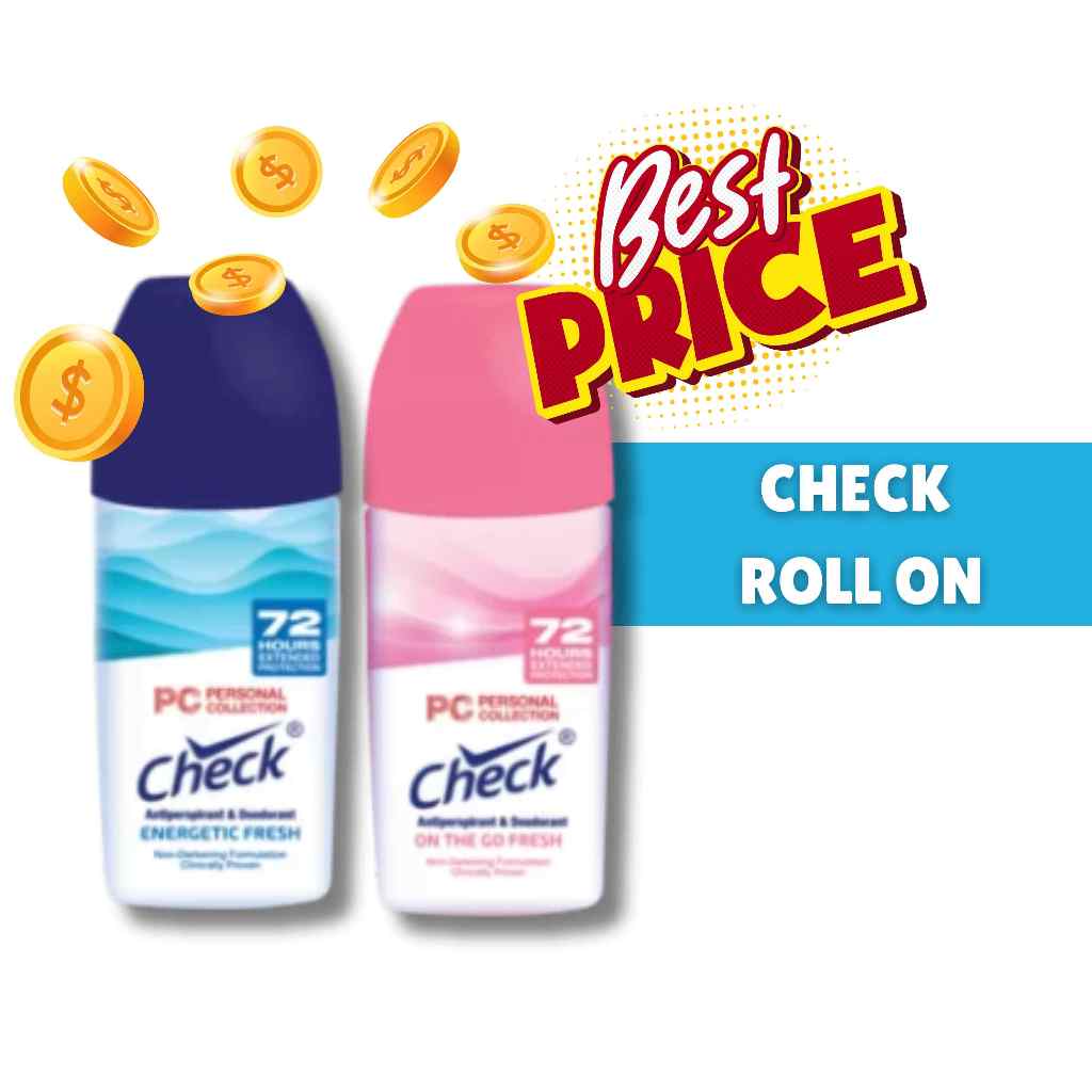 PC Check Antiperspirant & Deodorant for Men 45ml | Shopee Philippines