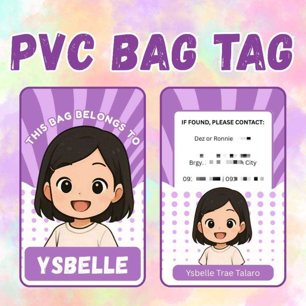 PVC Bag Tag - ATM size | Shopee Philippines
