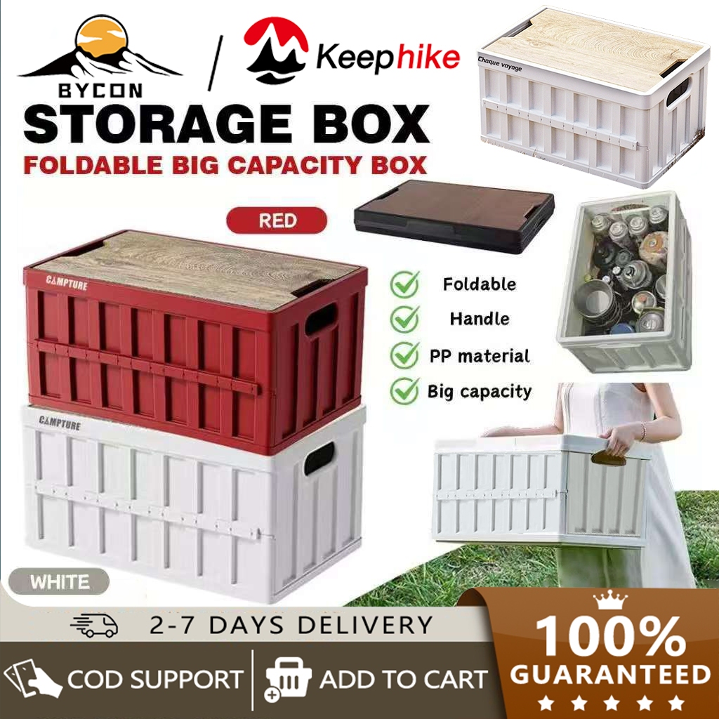 Outdoor Camping Box 20/30L/55L Capacity Storage Box Car Trunk Foldable ...
