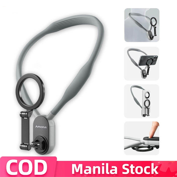 Amuros Neck Holder For iPhone Android Universal Handsfree POV Vlog ...