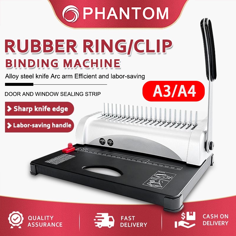 A3/A4 Size Binding Machine Ring / Comb Binding Machine 21 Hole Comb ...