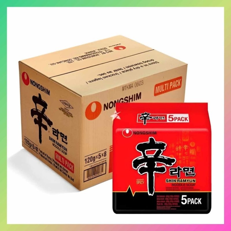 Nongshim Shin Ramyun/ Ramen 120g x 40pcs (1BOX) | Shopee Philippines