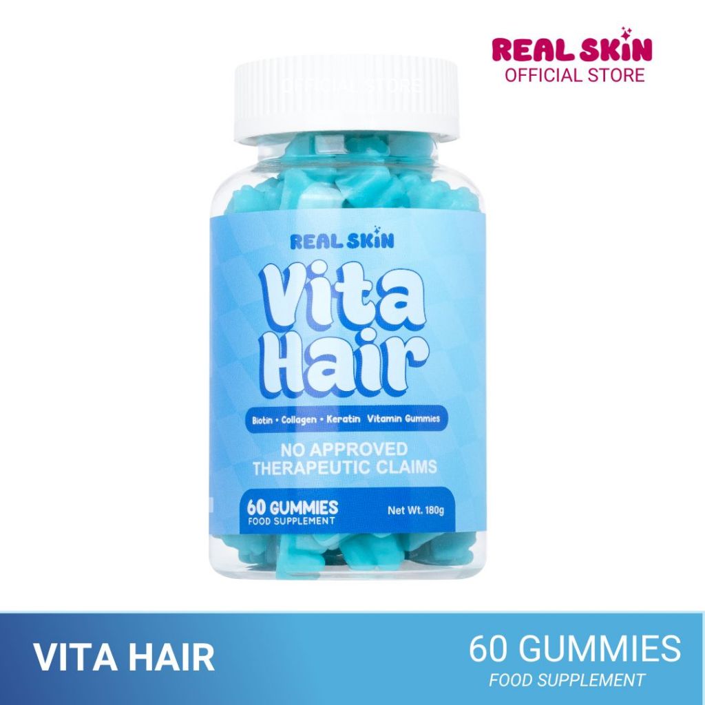 Real Skin VitaHair Gummies - All Natural, FDA Approved and HALAL ...