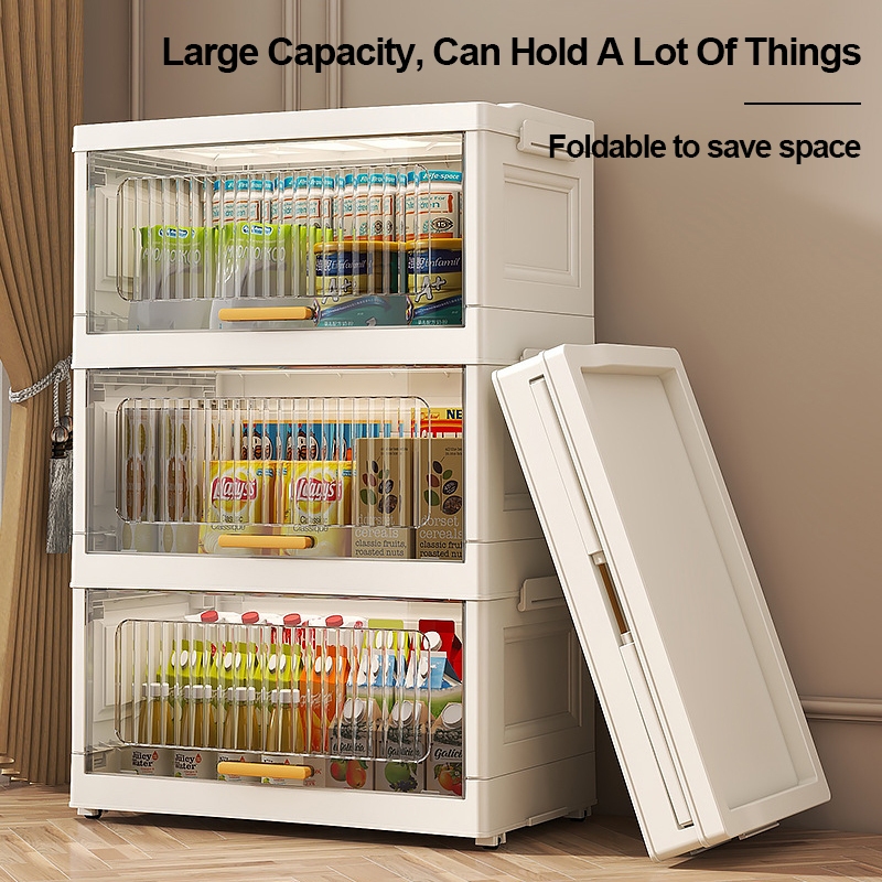 Foldable Cabinet for Kitchen Durabox Bedroom Drawer Cabinet Plastic ...