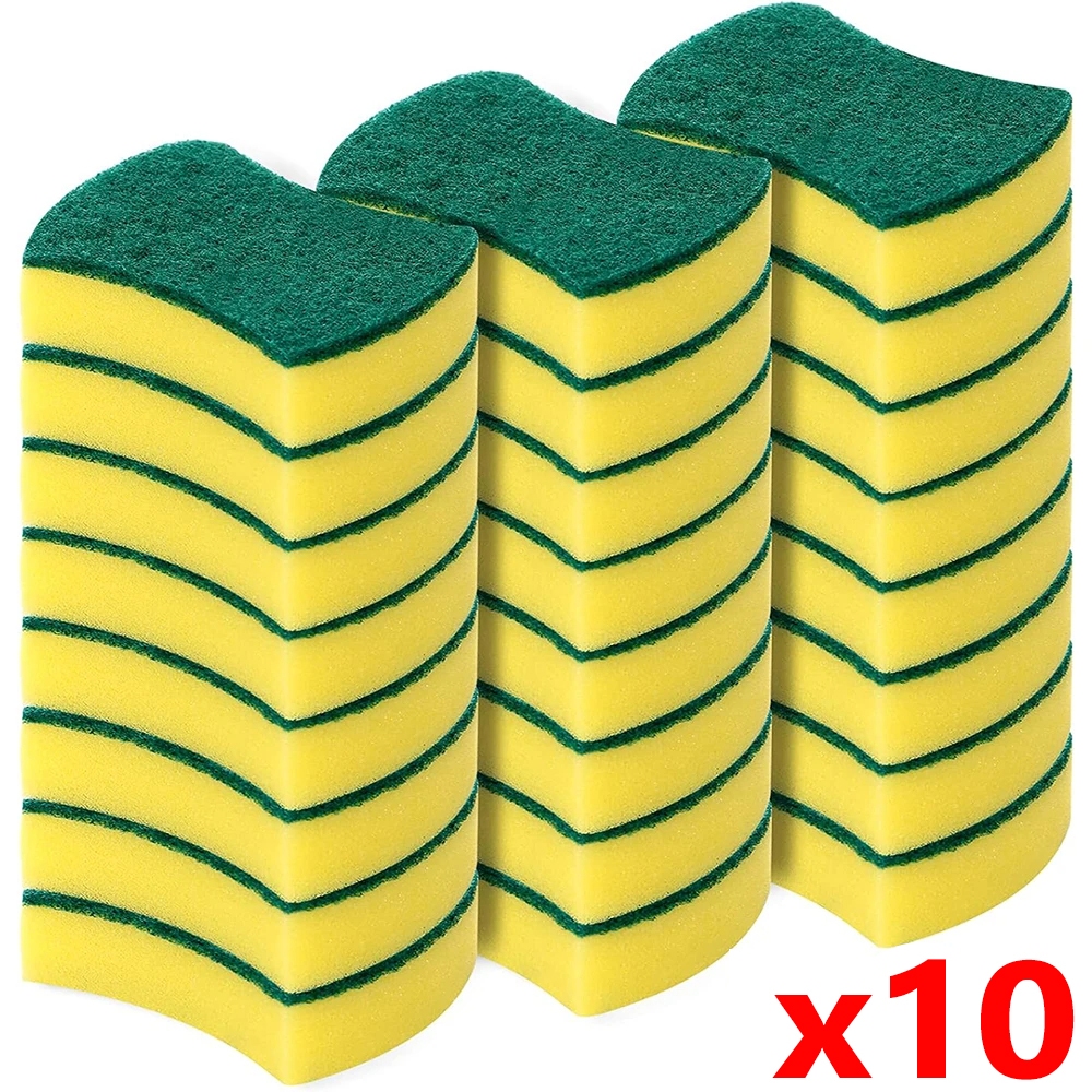 Sponge Scouring Pad Non- Scratch Scrub Dish Sponge Kitchen Sponge ...