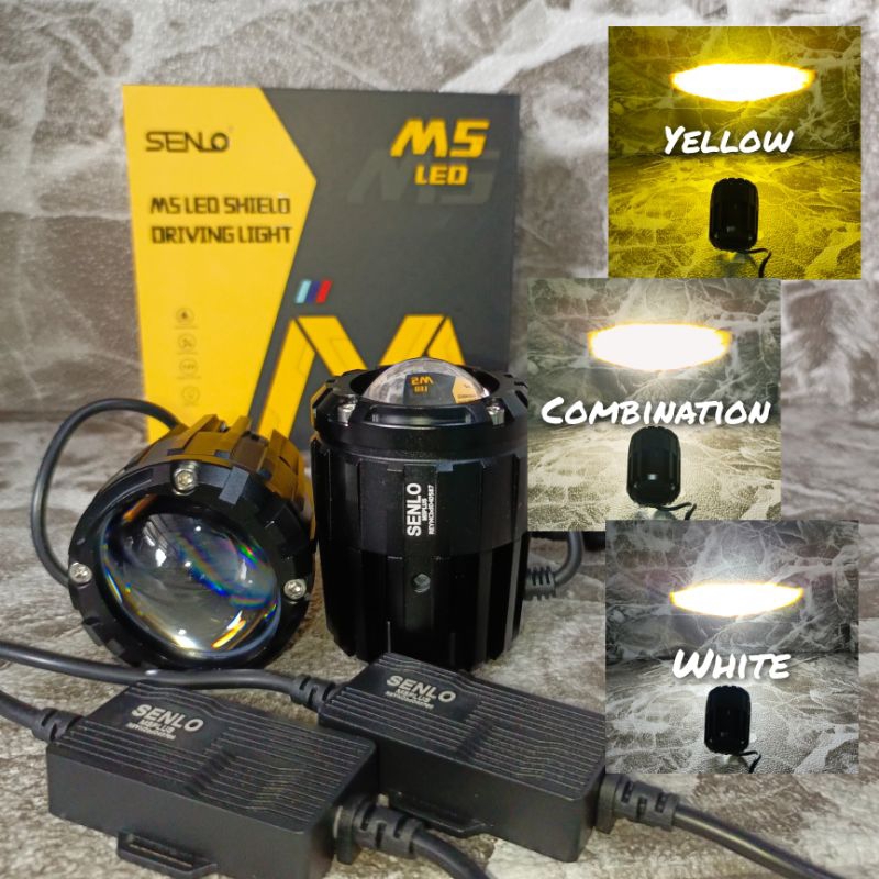 SENLO M5 PLUS MINI DRIVING LIGHT 100 WATTS | 6 MONTHS WARRANTY | Shopee ...