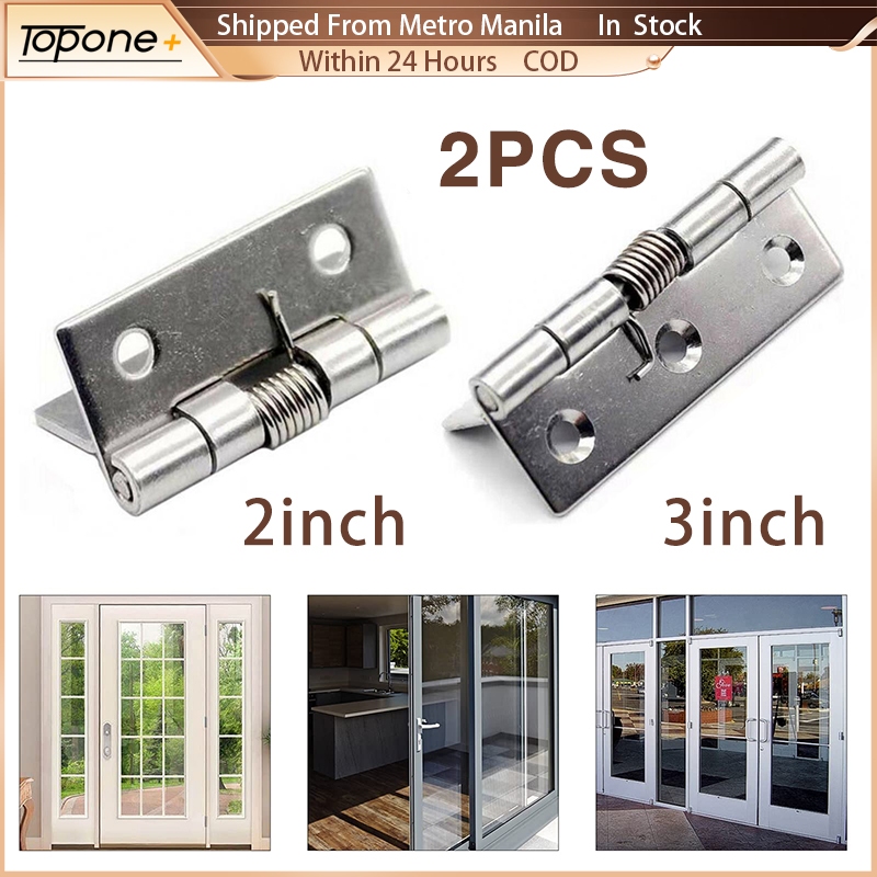 2pcs Self Closing Spring Hinges 3 Inch Cabinet Door Spring Hinge ...