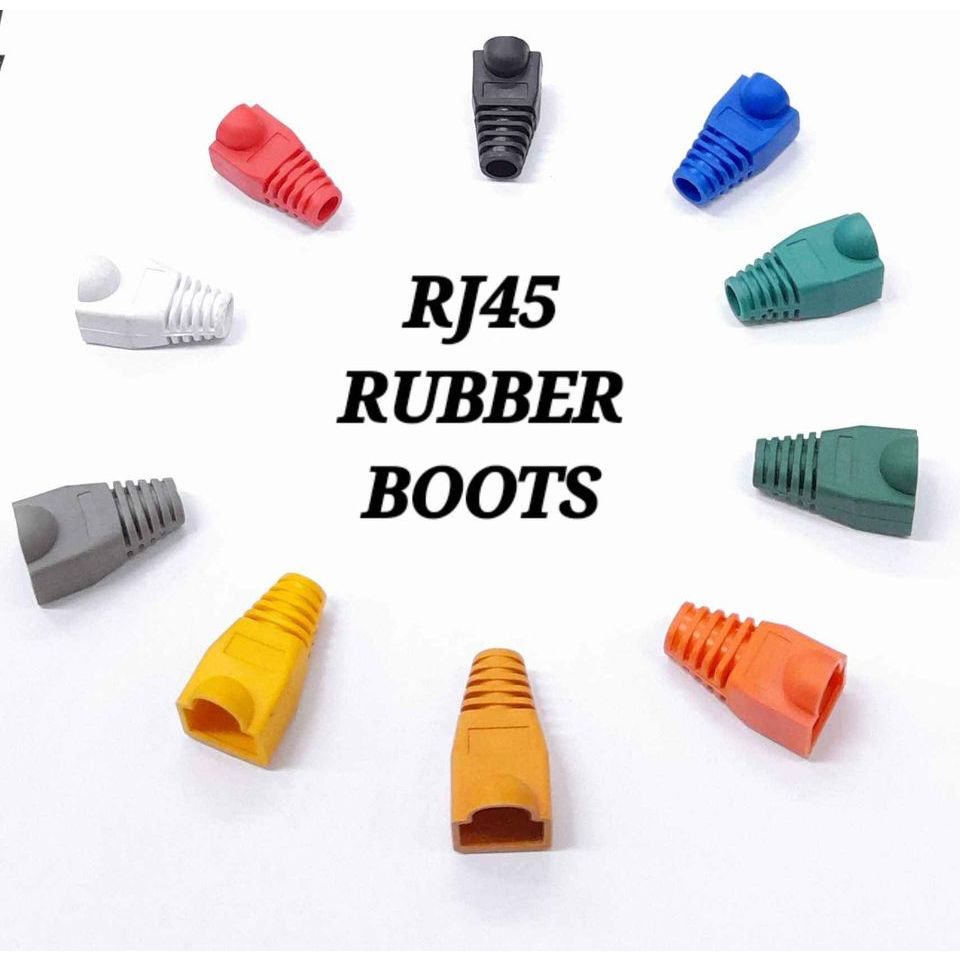 RJ45 RUBBER BOOTS (RANDOM) | Shopee Philippines