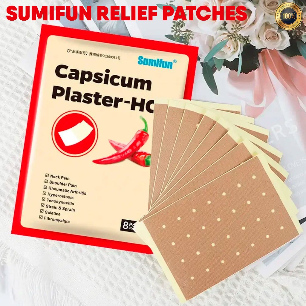 CREATIVESTUDIO_ CAPSICUM PAIN RELIEVER PATCH PLASTER (8PCS PER PACK ...