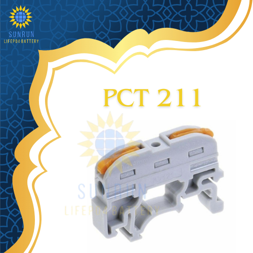 PCT 211 gray black Din Rail Fast Connection Terminal Press Wire ...