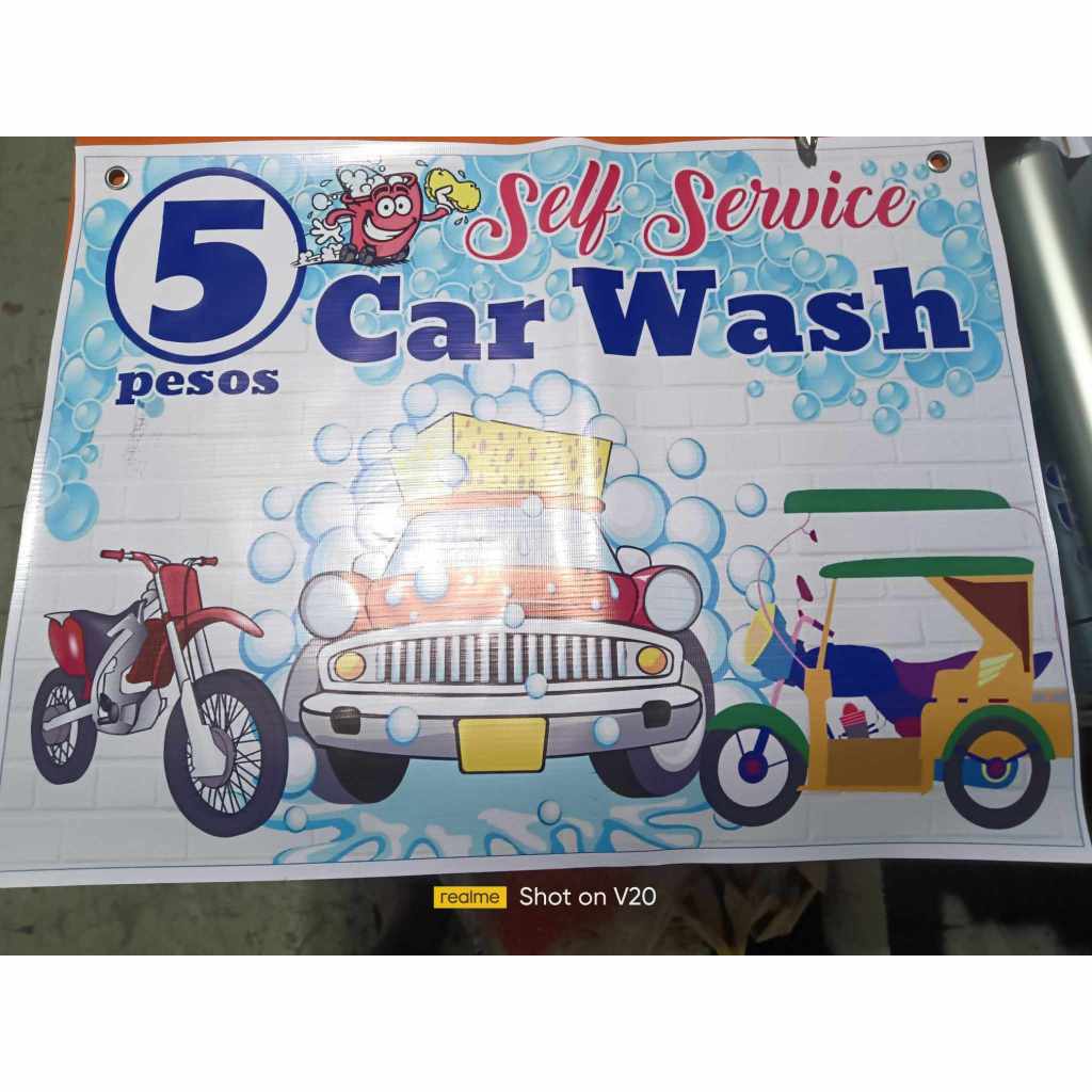 Car wash Tarpauline made with good quality 18 x 24 INC and 24 x 34 or ...