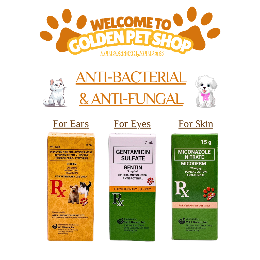 Anti-bacterial & Anti-fungal for Ears, Eyes & Skin for all pets ...