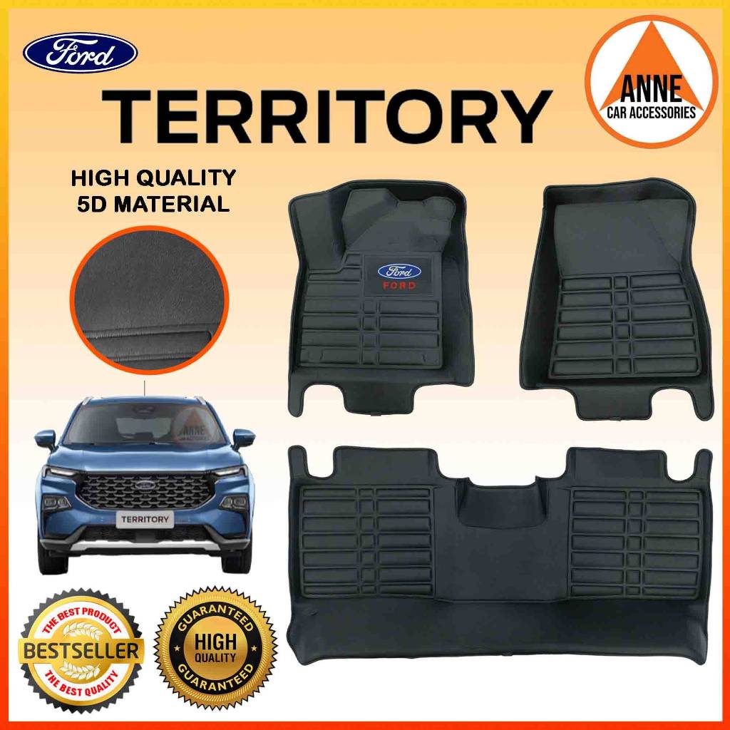 5D Synthetic Leather /Double Layer Deep Dish Matting Ford Territory ...