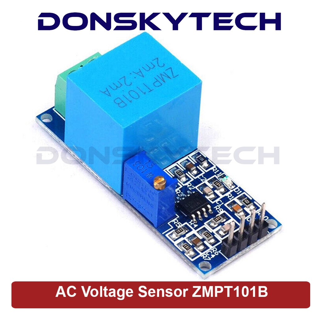 AC Voltage Sensor Module ZMPT101B 2MA Active Single Phase Voltage Transformer Module | Shopee ...