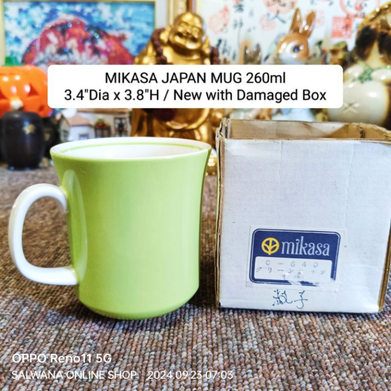 MIKASA JAPAN BRANDED CERAMIC MUG 260ml • Japan Surplus | Shopee Philippines