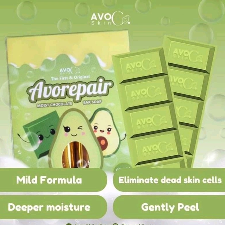 Avo Skin Co. AvoRepair Moist Chocolate Bar Soap - 2 bar soaps in a box ...