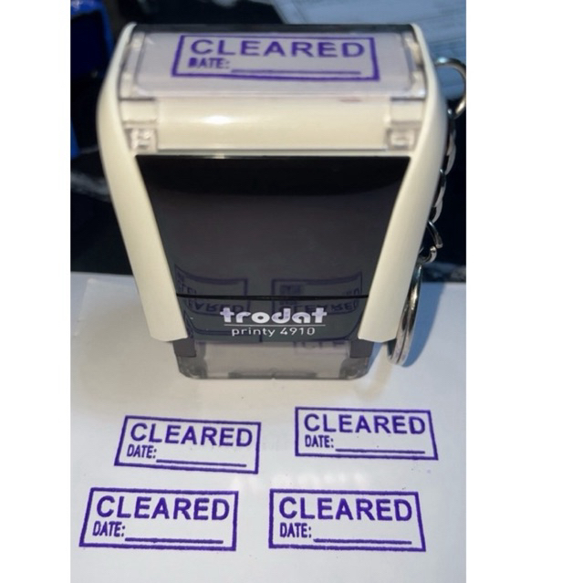 TRODAT 4910 PERSONALIZED AND COSTUMIZED SELFINKING STAMP | Shopee ...